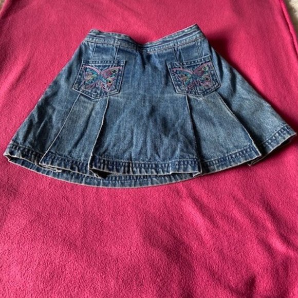 Please Mum | Bottoms | 2 35 Please Mum Blue Denim Skort Girls Size M ...